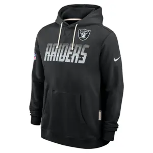 Nike Las Vegas Raiders Sideline Standard Issue Pullover Hoodie - Black