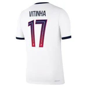 Nike Vitinha Paris Saint-germain 2026/27 Match Away Aero-fit Soccer Jersey - White