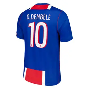 Nike Ousmane Dembã©lã© Paris Saint-germain 2026/27 Stadium Home Dri-fit Soccer Jersey - Blue