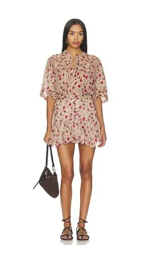 Isabel Marant Étoile Douna Top In Neutral,pink