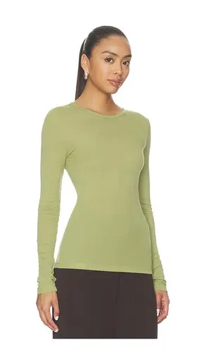 SAMSOE SAMSOE Sadou Long Sleeve T Shirt In Green