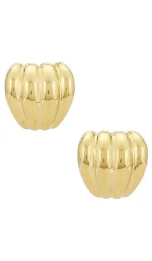 HEAVEN MAYHEM Aurelia Earrings In Metallic - Gold