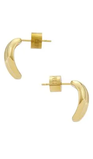 HEAVEN MAYHEM Aurelia Earrings In Metallic