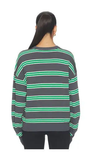 P.E Nation Retreat Stripe Pullover Sweater
