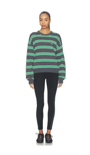 P.E Nation Retreat Stripe Pullover Sweater