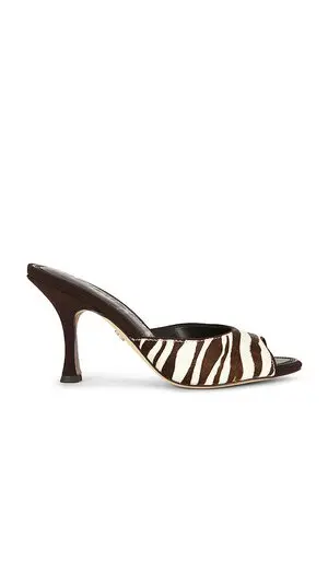 Sam Edelman Jeanie Suede Mules - Chocolate Multi