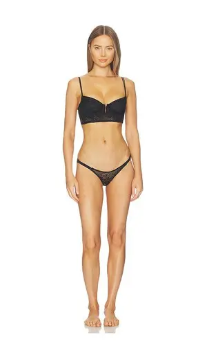 Free People X Intimately Graphic Edge Demi Long Line Bra