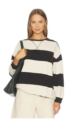 Free People Classic Stripe Crew Wide