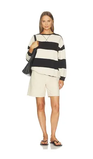 Free People Classic Stripe Crew Wide