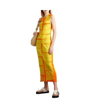 THE ELDER STATESMAN Tie-dye Midi Dress