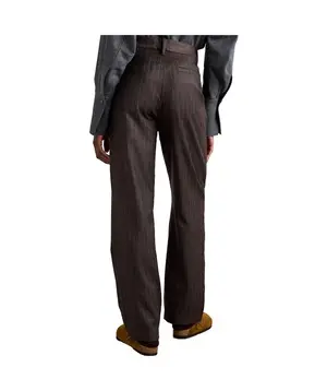THE ELDER STATESMAN Striped Straight-leg Pants