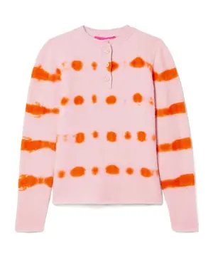 THE ELDER STATESMAN Tie-dye Brushed Cashmere Sweater - No