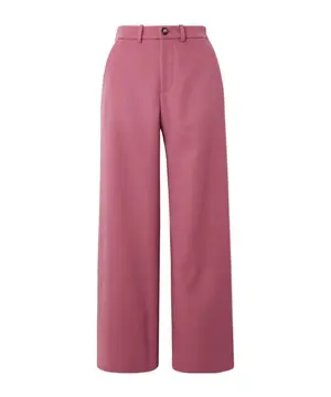 THE ELDER STATESMAN Blend Mid-rise Straight-leg Trousers - Pink