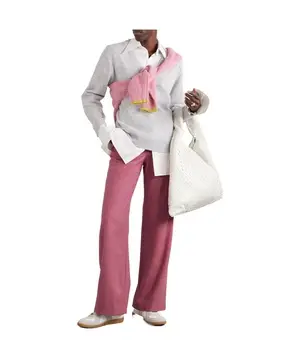 THE ELDER STATESMAN Blend Mid-rise Straight-leg Trousers