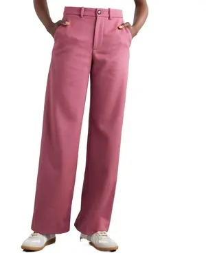 THE ELDER STATESMAN Blend Mid-rise Straight-leg Trousers