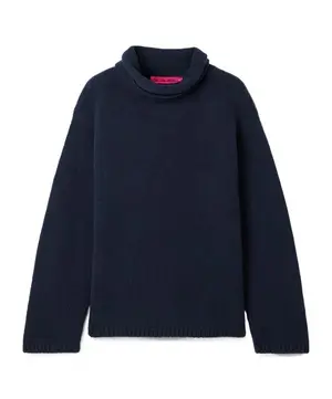 THE ELDER STATESMAN Cashmere Turtleneck Sweater - Blue