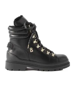 Bogner Shearling-lined Leather Ankle Boots - No