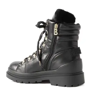 Bogner Shearling-lined Leather Ankle Boots