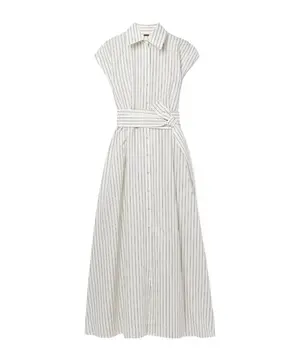 Adam Lippes Striped Shirt Dress