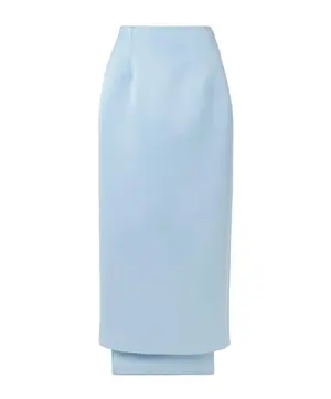 EMILIA WICKSTEAD Satin Midi Skirt - No