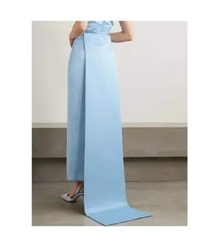 EMILIA WICKSTEAD Satin Midi Skirt