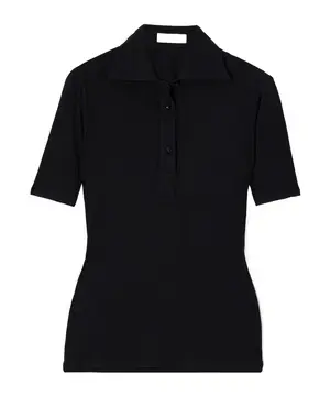 Giuliva Heritage Ribbed Modal And Silk-blend Jersey Polo Shirt - No
