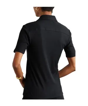Giuliva Heritage Ribbed Modal And Silk-blend Jersey Polo Shirt