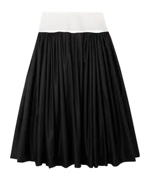 MOLLY GODDARD Color-block High-waisted Skirt