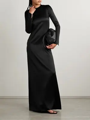 Adam Lippes Satin Maxi Dress