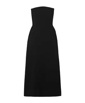 KALLMEYER Strapless Crepe Midi Dress - No