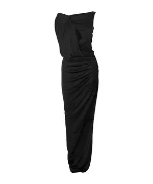 Redemption Cutout Draped Ruched Stretch-jersey Gown - No