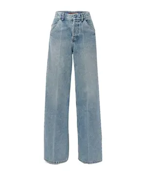 PETAR PETROV Mid-rise Wide-leg Jeans - Blue