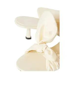 NEOUS Diana Bow-detailed Satin Sandals