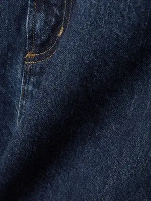 GOLDSIGN Mid-length Denim Midi Skirt