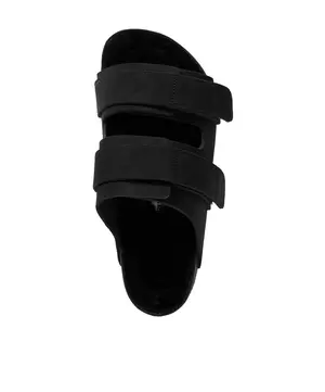 BIRKENSTOCK Shearling-lined Suede Sandals