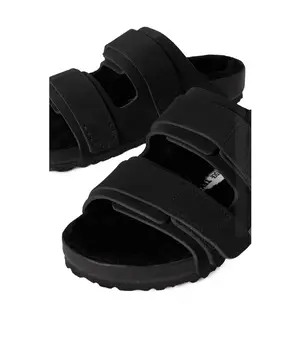 BIRKENSTOCK Shearling-lined Suede Sandals