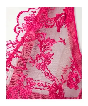 I.D.SARRIERI Lolita Embroidered Tulle Underwired Triangle Bra