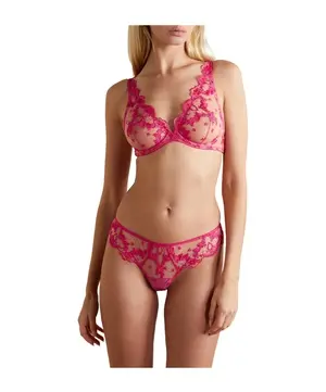 I.D.SARRIERI Lolita Embroidered Tulle Underwired Triangle Bra