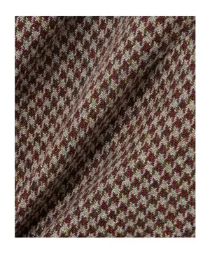 Giuliva Heritage Houndstooh Wool Wide-leg Pants