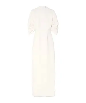 EMILIA WICKSTEAD Elegant High Neck Dress - White