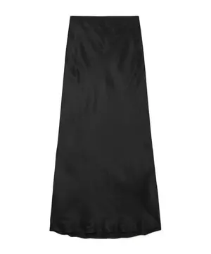 Dodo Bar Or Satin Maxi Skirt - Black