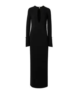 Brandon Maxwell Slim-fit Maxi Dress - Black