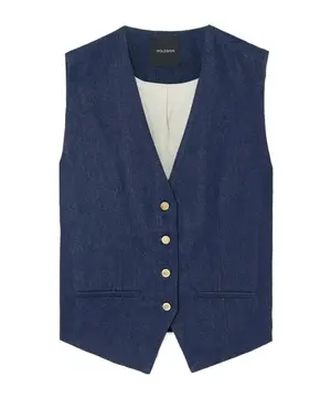 GOLDSIGN Dark Denim Jacket - Blue
