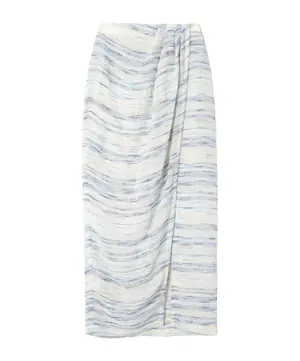 Lisa Marie Fernandez Lightweight Striped Wrap Dress