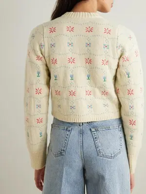 Calle Del Mar Cropped Cardigan
