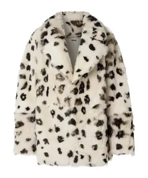 Dodo Bar Or Printed Shearling Coat