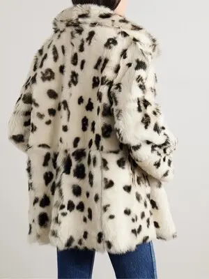 Dodo Bar Or Printed Shearling Coat