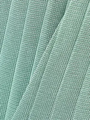Calle Del Mar Ribbed Knit Wide-leg Trousers