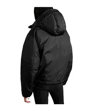 Aztech Mountain Hooded Padded Plaid Down Ski Jacket
