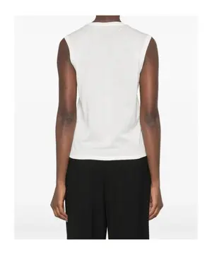 Fendi Graphic-print Sleeveless Top - Ivory